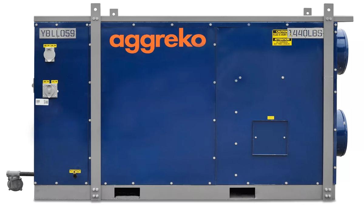 700,000 BTU Indirect Heater Rental & Heating | Aggreko US