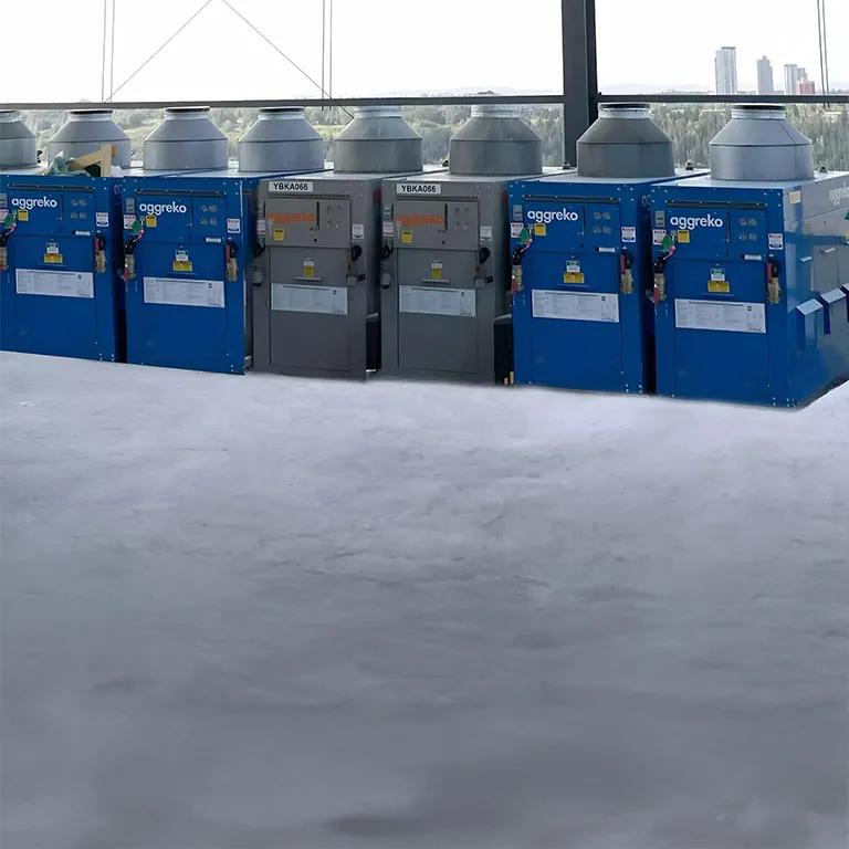 Hydronic Heater Rental for Ground Thawing | Aggreko US