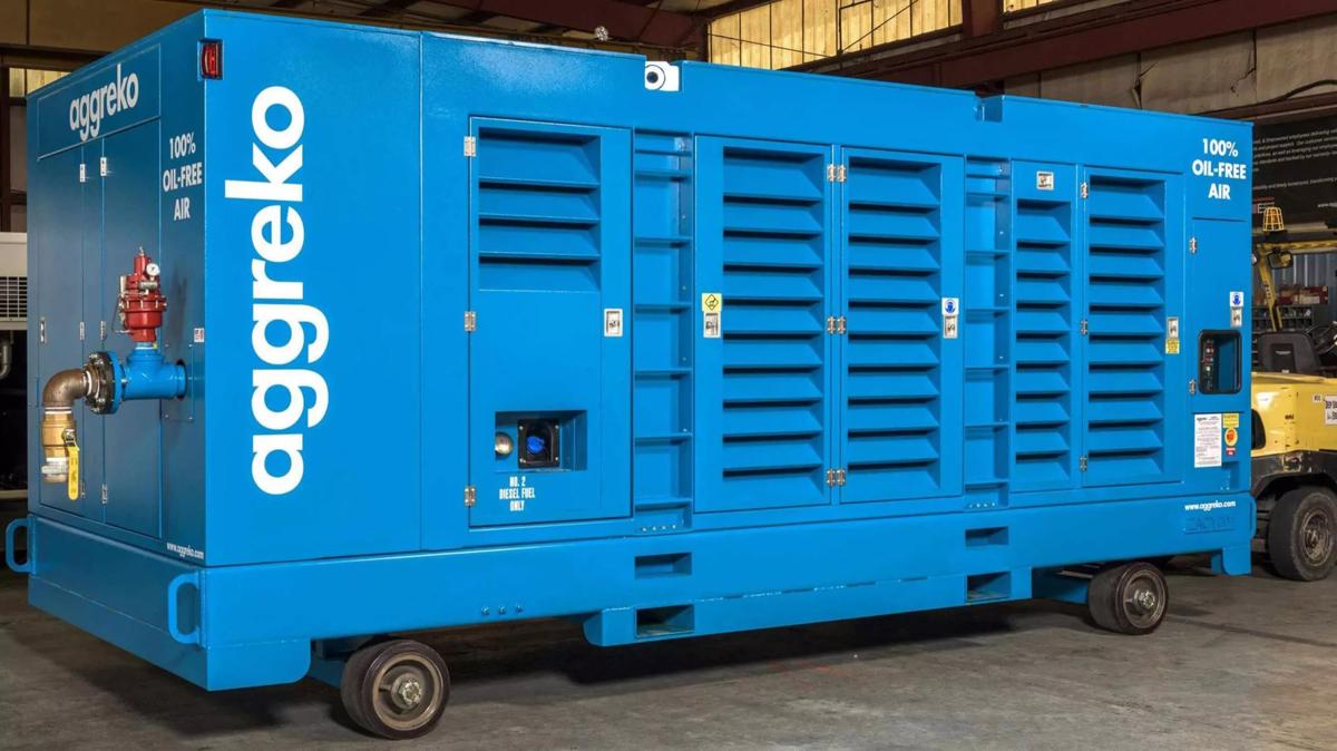 Rent Oil-Free Diesel Air Compressor Solutions | Aggreko US