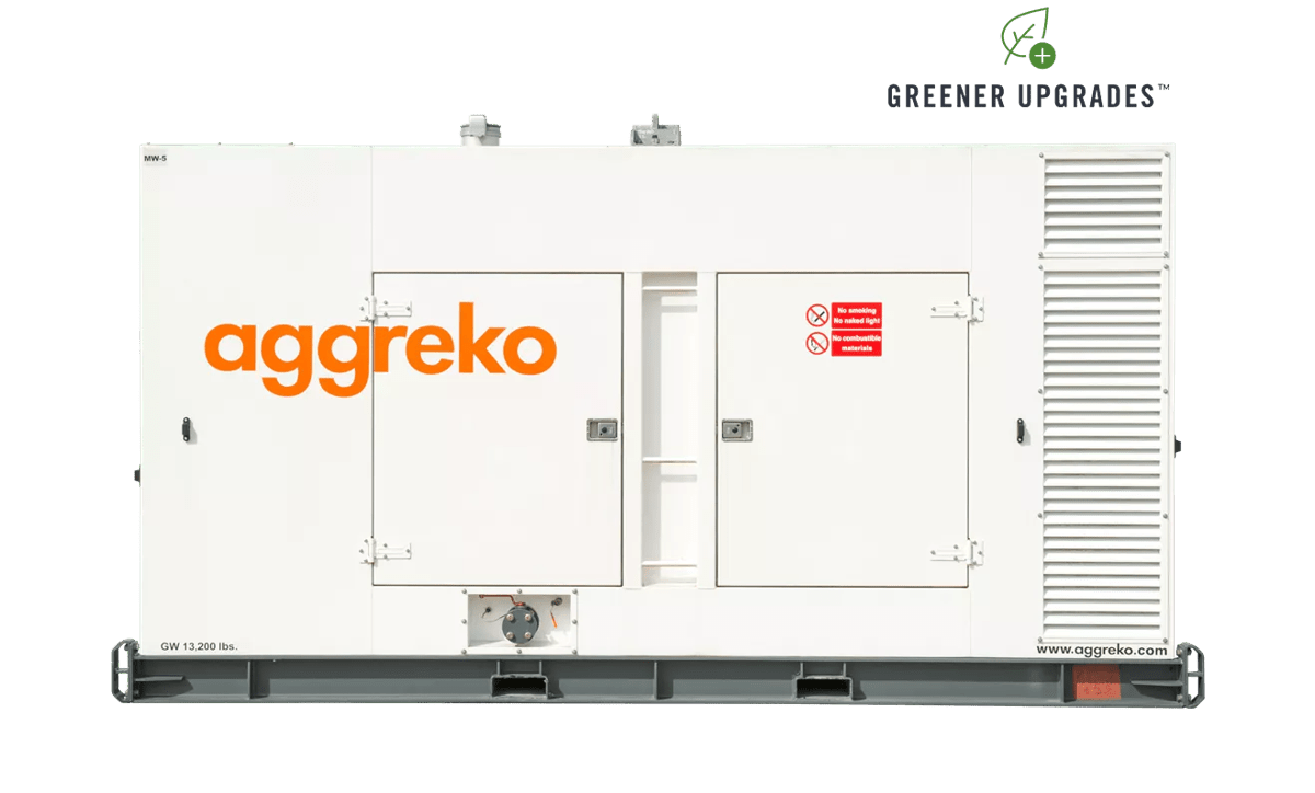 150 kW Natural Gas Generator Rentals | Aggreko US