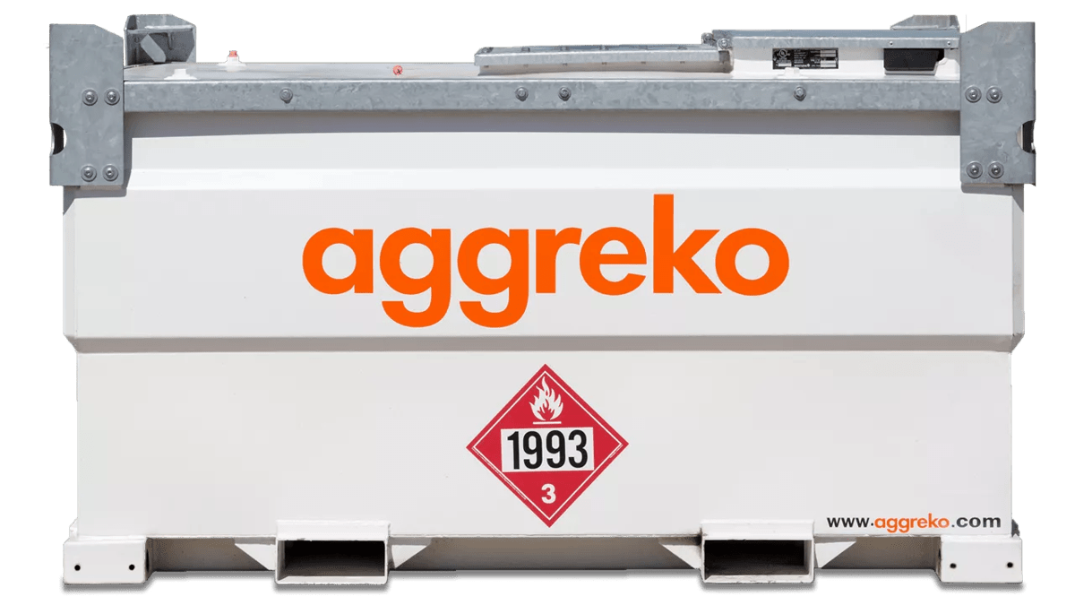 250 gal Double-Wall Metal Fuel Tank | Aggreko US