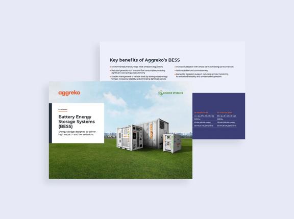 Battery & Energy Storage Systems & Solutions | Aggreko US