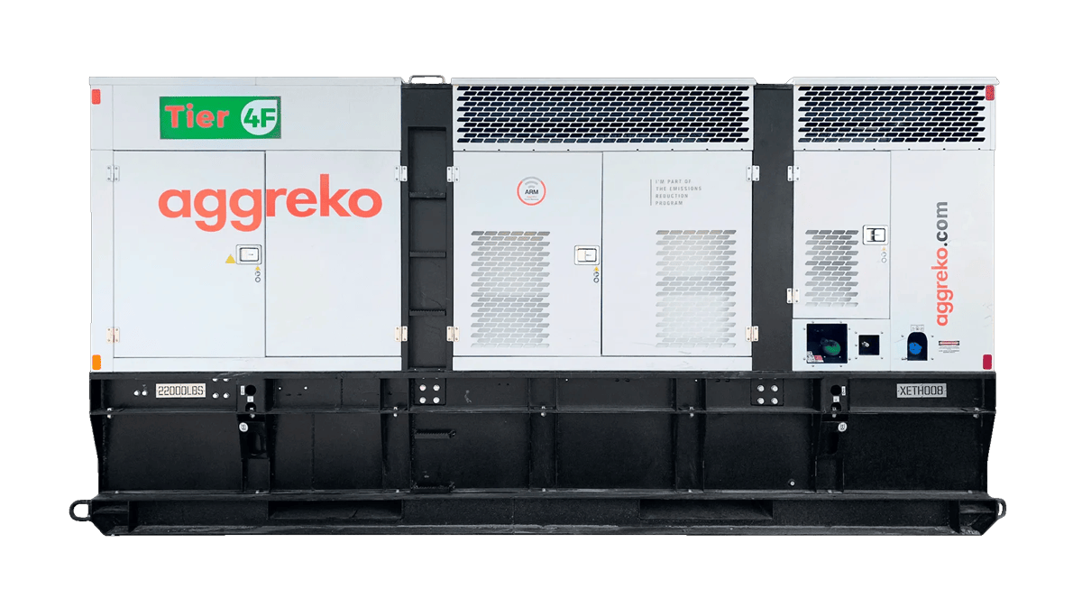 500 kW Tier 4F Diesel Generator Rental | Aggreko US