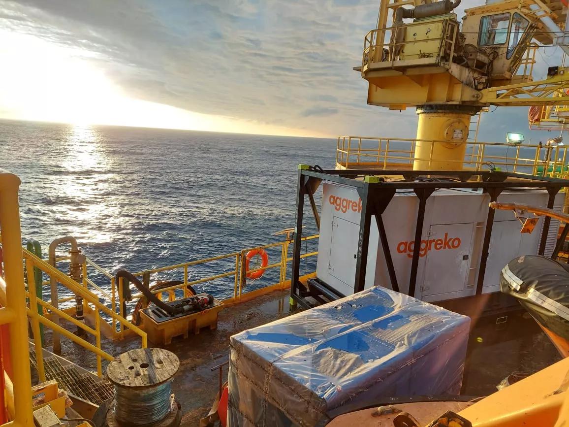 Offshore Platform Gas Turbine Overcapacity And Inefficiency Solved | Aggreko