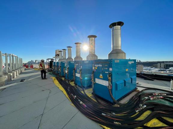 Custom Industrial Heating Solution for Contractor | Aggreko US