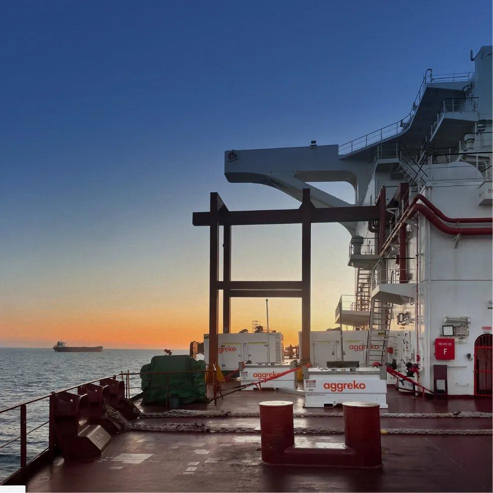 Shipping Power Generators | Temperature Control | Aggreko US