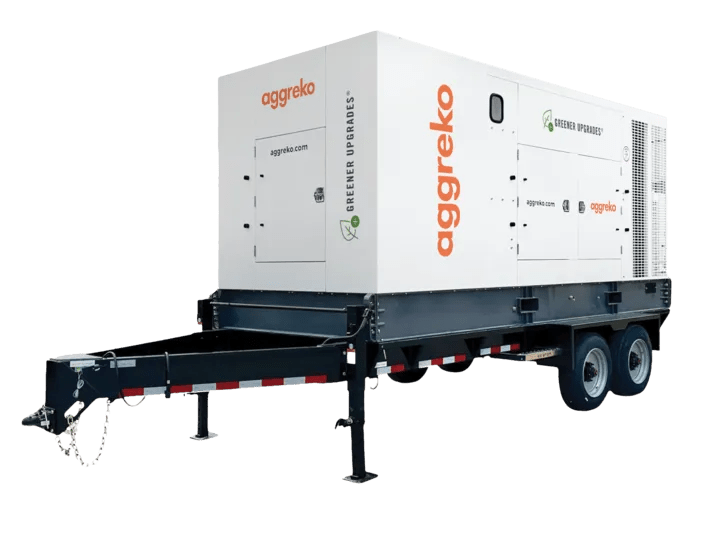 Trailer-mounted gas generator for dependable power | Aggreko US