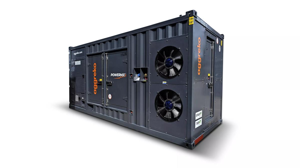 1250 kVA Stage V generator I PowerMX2 generator hire | Aggreko UK