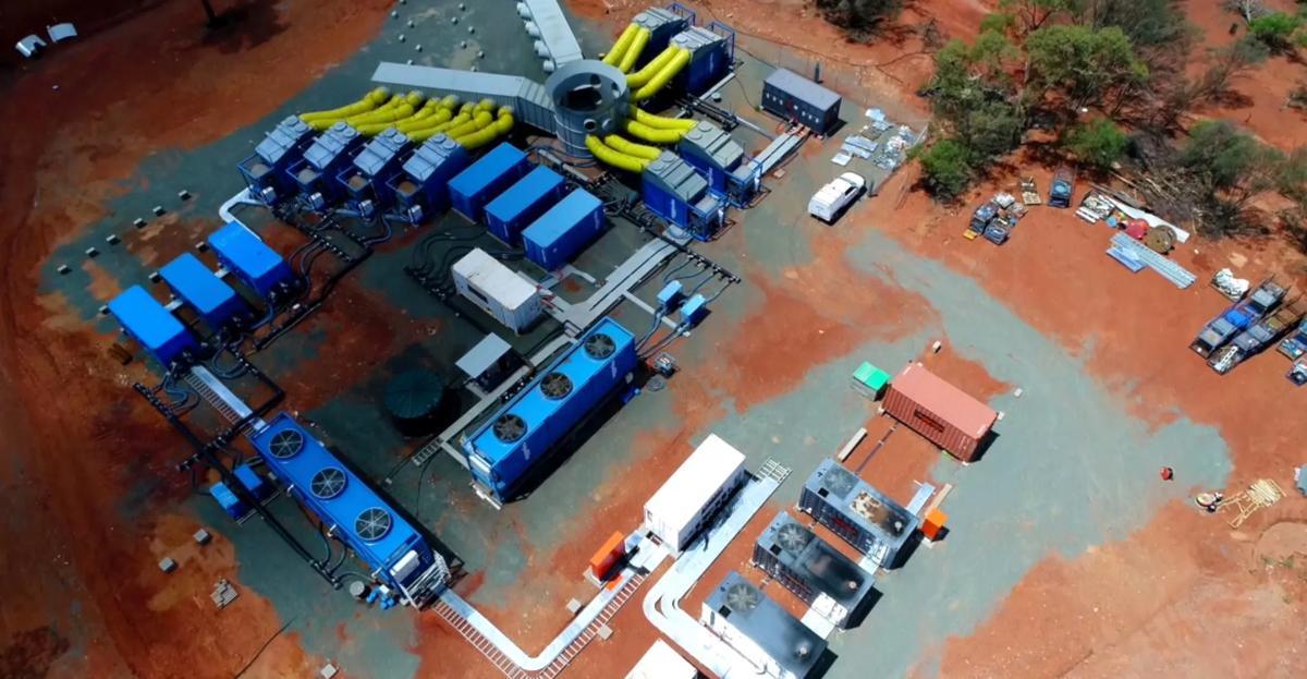 Underground cooling and ventilation systems for mines | Aggreko ZA